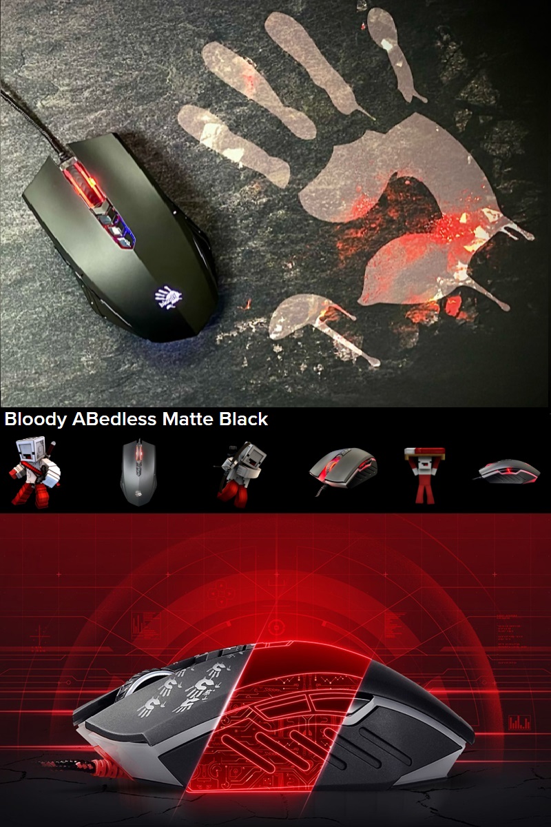 【A4 Bloody】光微動極速遊戲鼠 A70X (已激活)Matte black-Drag Click - PChome 24h購物