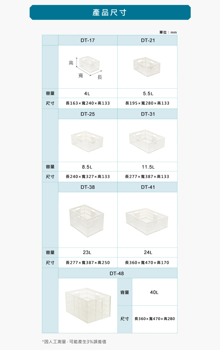 【台灣KEYWAY】DT38 深型特大總理萬用收納籃-23L-6入 - PChome 24h購物