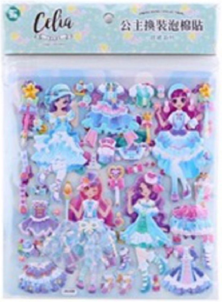 CELIA公主換裝泡棉貼：紗裙系列（混款） - PChome 24h書店