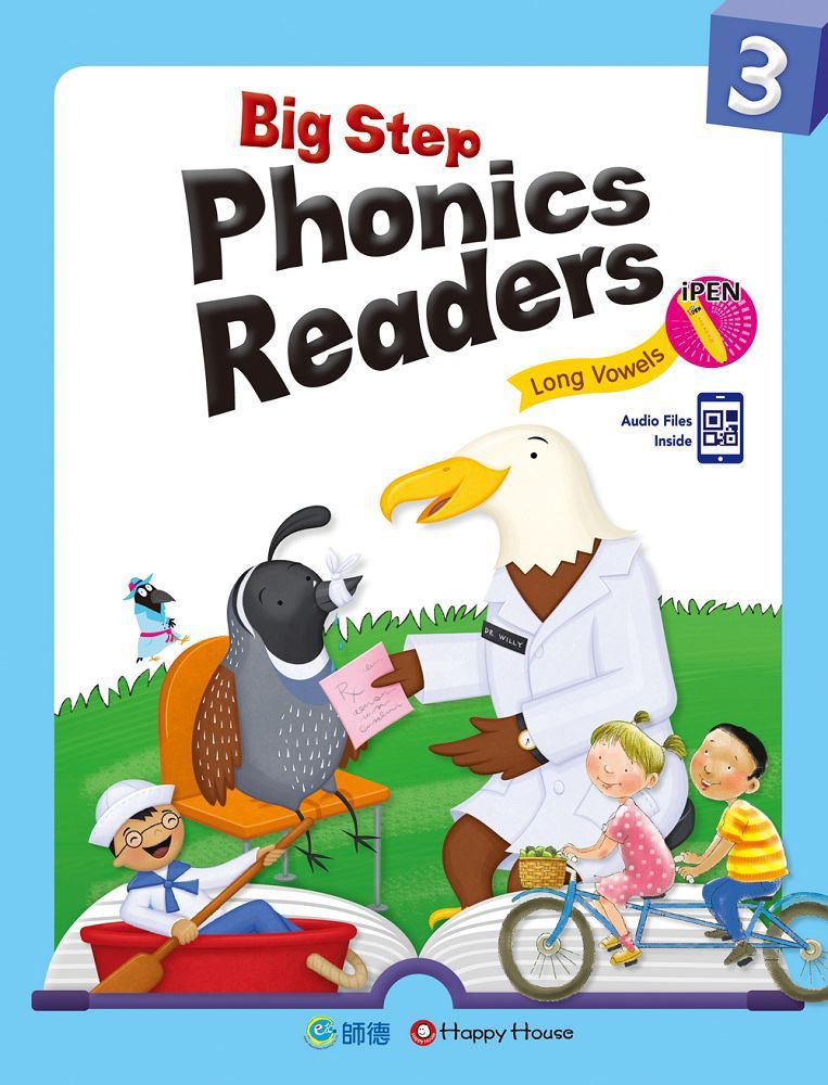 Big Step Phonics Readers 3（附全書音檔 QR CODE）（支援iPEN點讀筆） - PChome 24h書店
